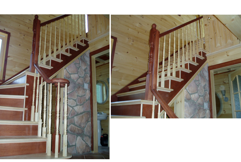 Ottawa's Randell Carpentry curved and straight stairs refacing or ...