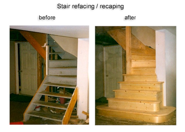 Randell Carpentry Ottawa curved and straight stairs refacing or ...