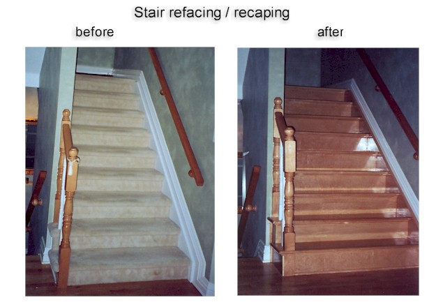 Randell Carpentry Ottawa curved and straight stairs refacing or ...